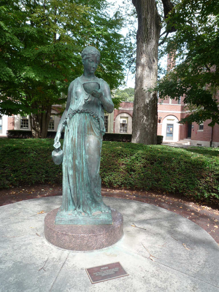 Hebe Statue | College History | Wheaton College | Massachusetts